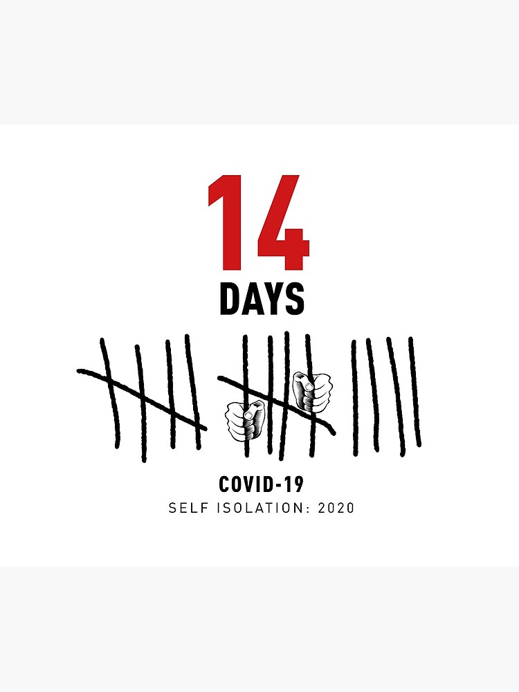 "14 days of quarantine - self isolation" Travel Coffee Mug for Sale by ...