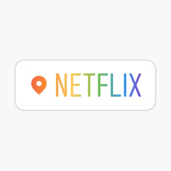 "Netflix" Sticker for Sale by christineinbold | Redbubble