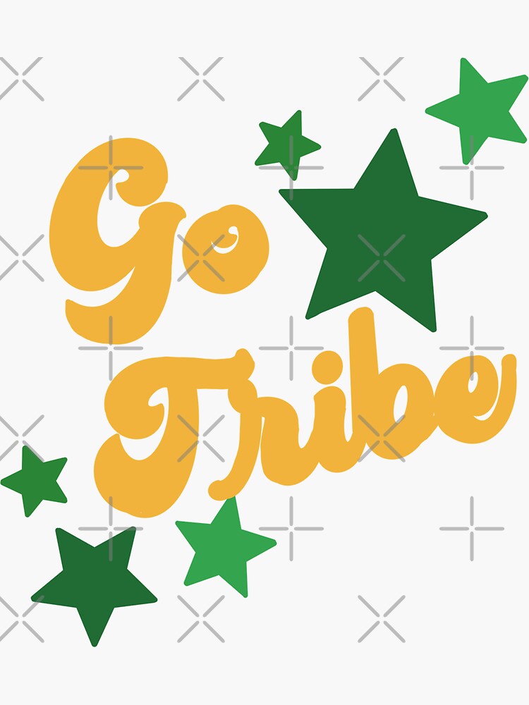 "Go Tribe " Sticker by maddieglo9 | Redbubble