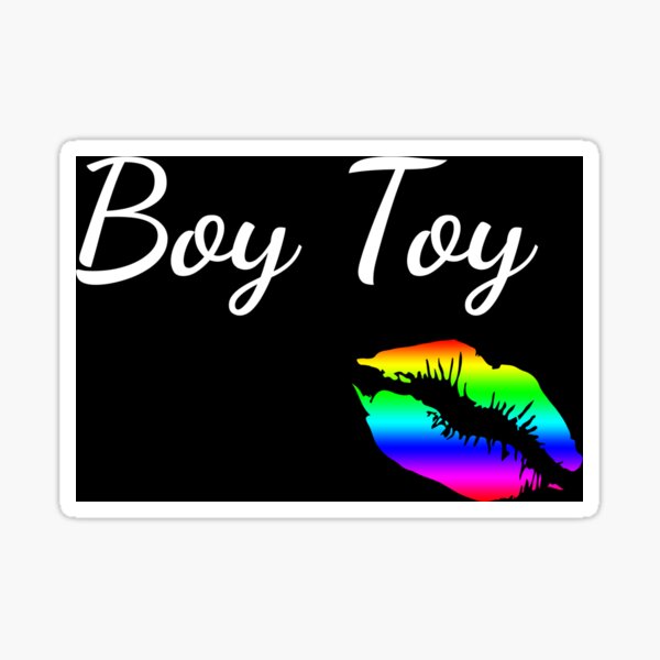 "Boy Toy" Sticker for Sale by RotemButzian | Redbubble