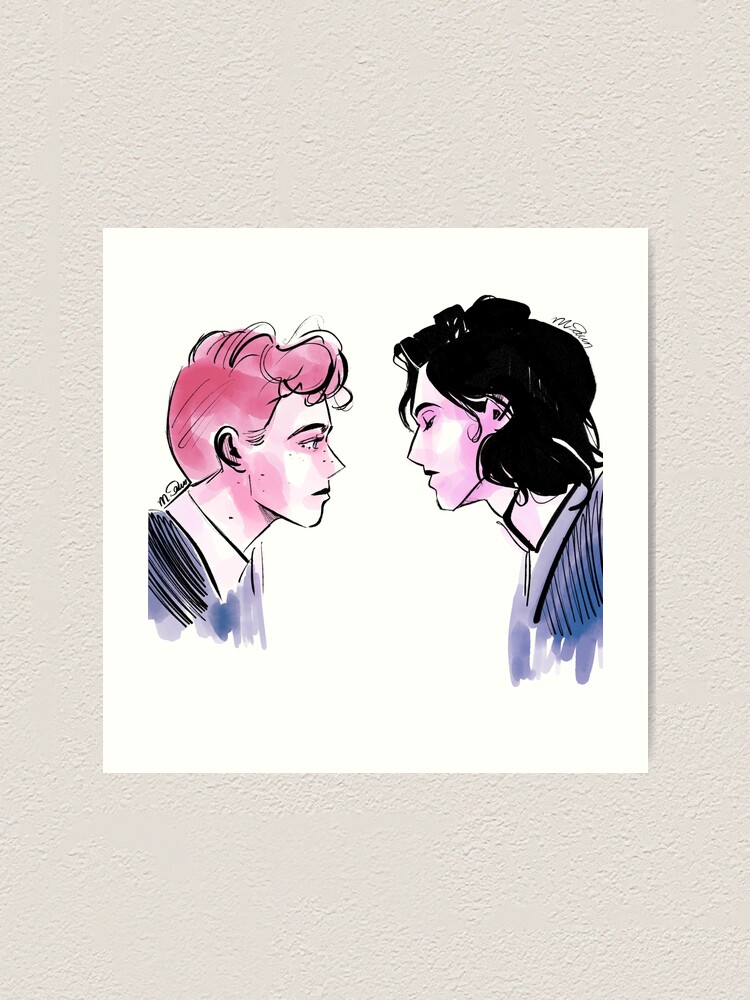 "Watercolour Snowbaz" Art Print for Sale by drawingdawnart | Redbubble