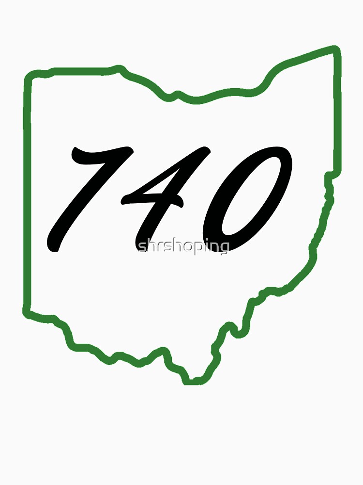 "740 Area Code Athens Ohio shirt for men and women " T-shirt by ...