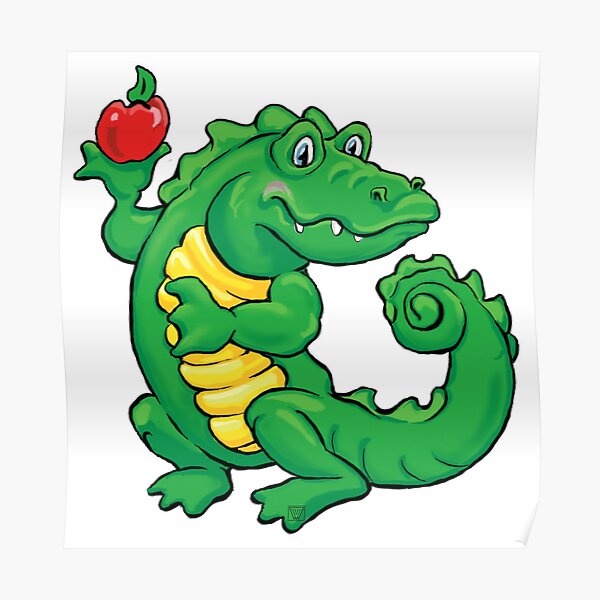"Gator Teacher" Poster for Sale by ImagineThatNYC | Redbubble