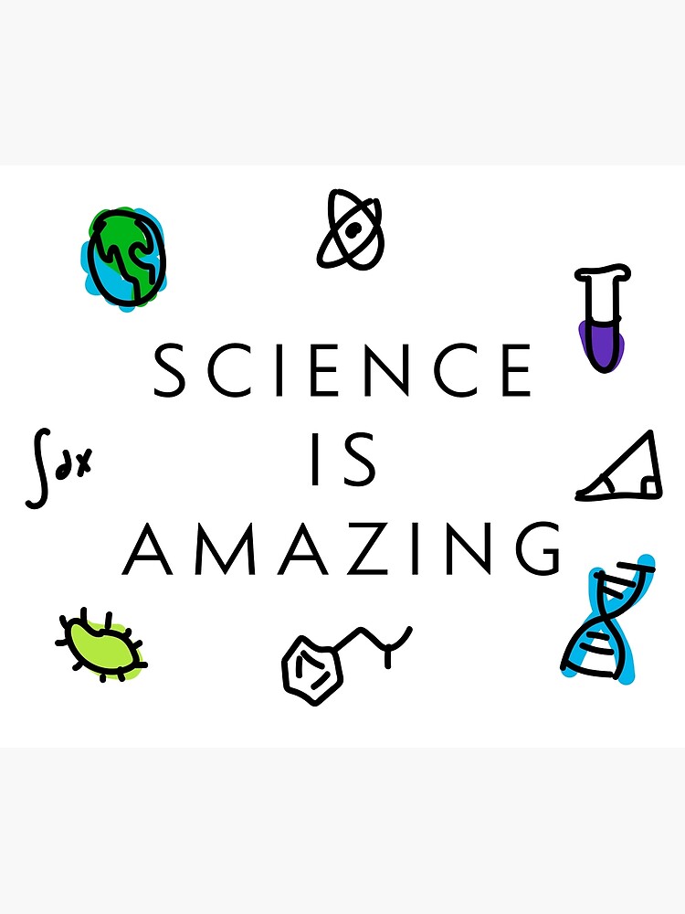 "Science is amazing" Poster for Sale by hmbrttvr | Redbubble