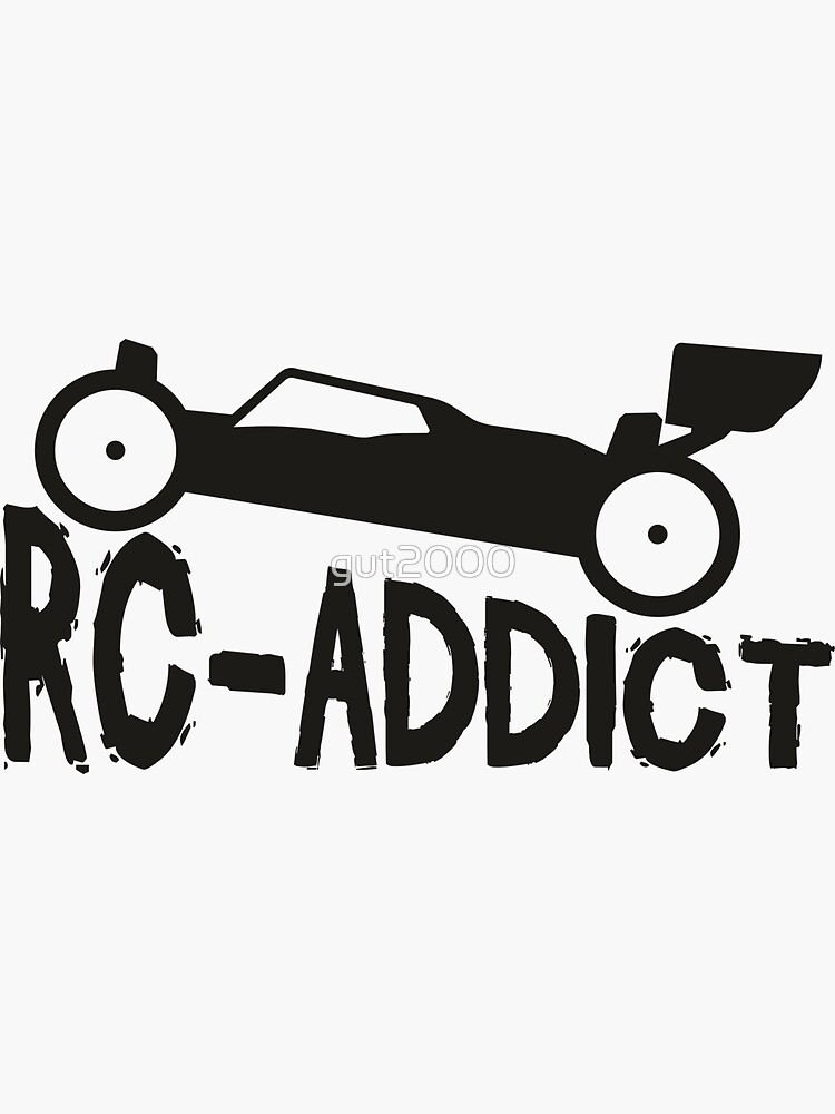 " Rc racing cars addict rough" Sticker for Sale by gut2000 | Redbubble