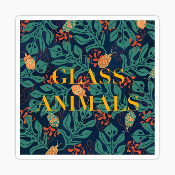 "Glass Animals Design " Sticker by PeterProtozoa | Redbubble
