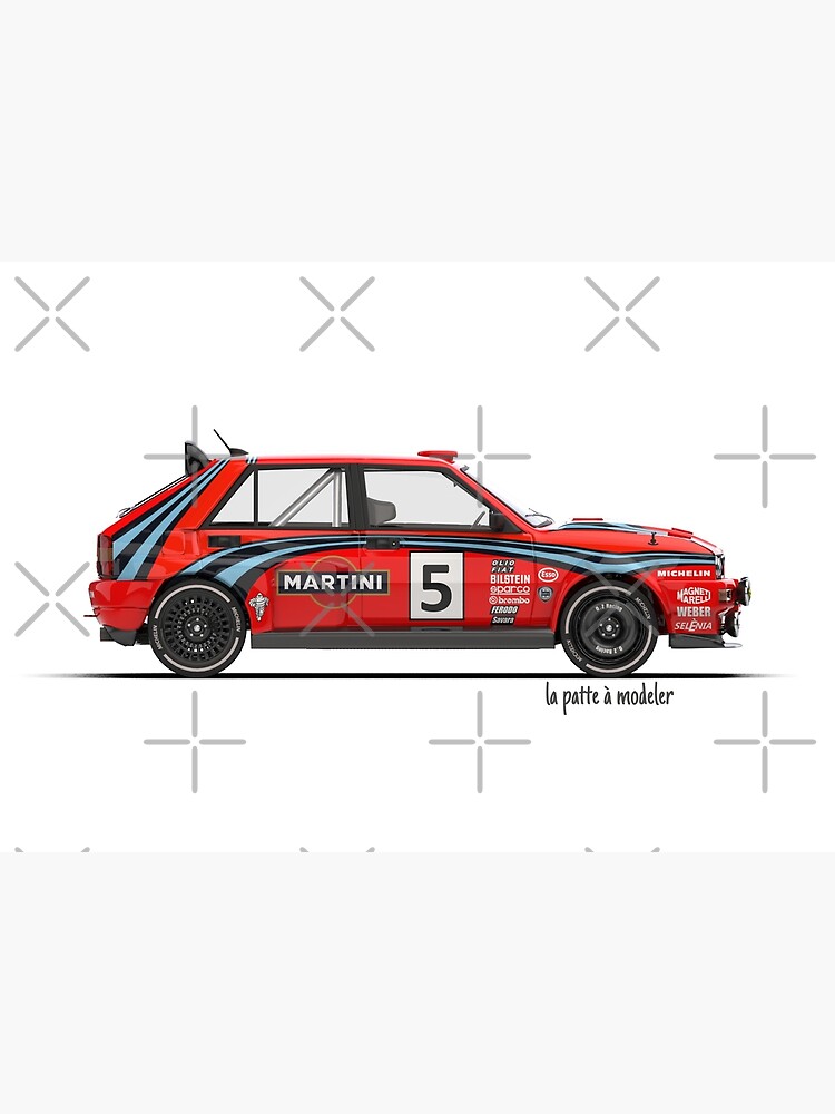 Impression photo « Lancia Delta Rally », par LaPatteAModeler | Redbubble