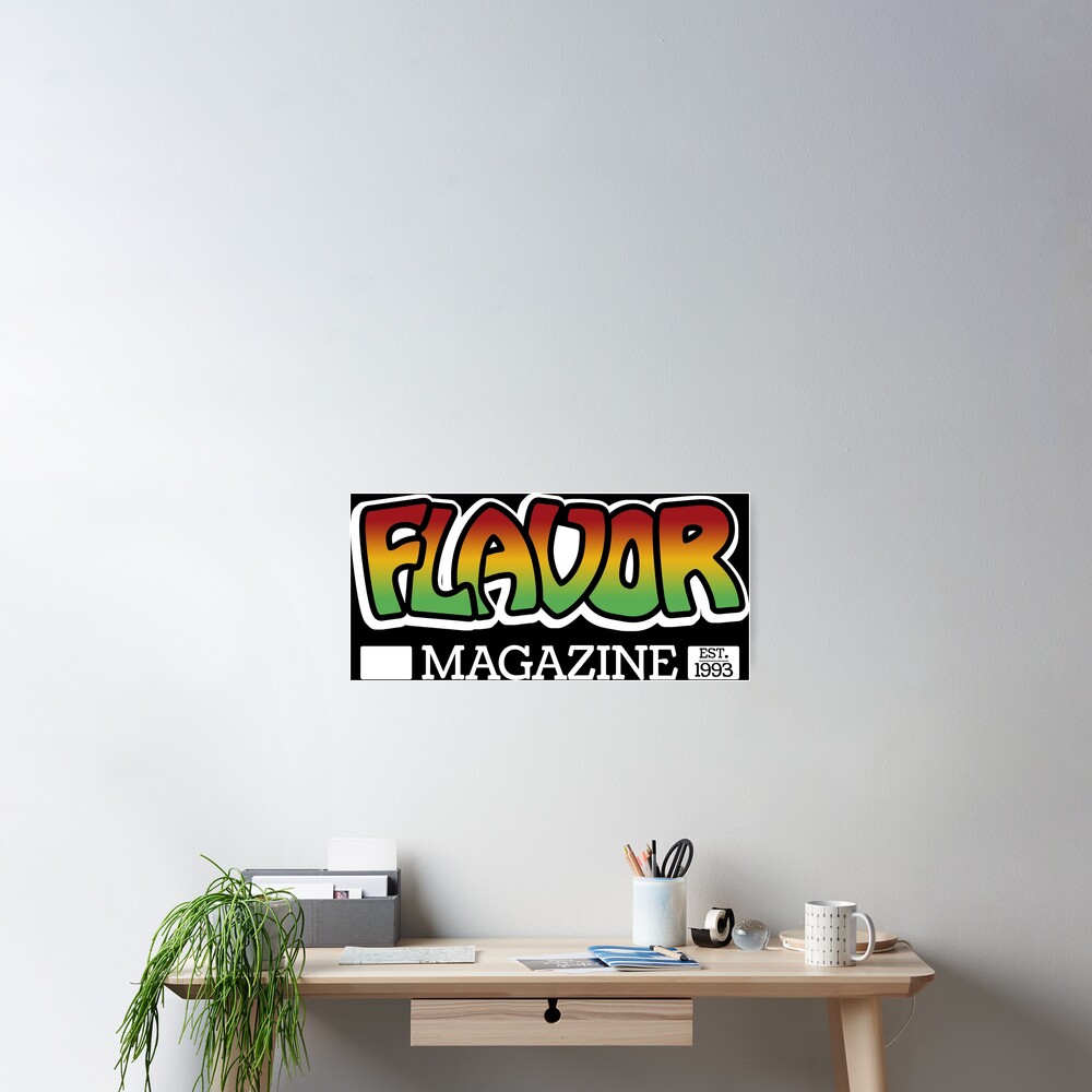 "Flavor Magazine" Poster by Nazonian | Redbubble