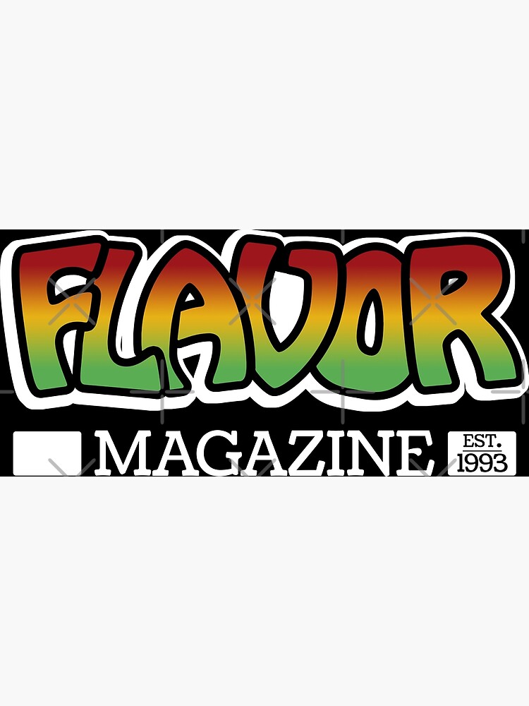 "Flavor Magazine" Poster by Nazonian | Redbubble