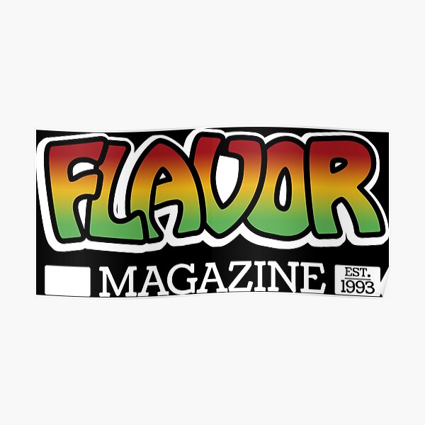 "Flavor Magazine" Poster by Nazonian | Redbubble