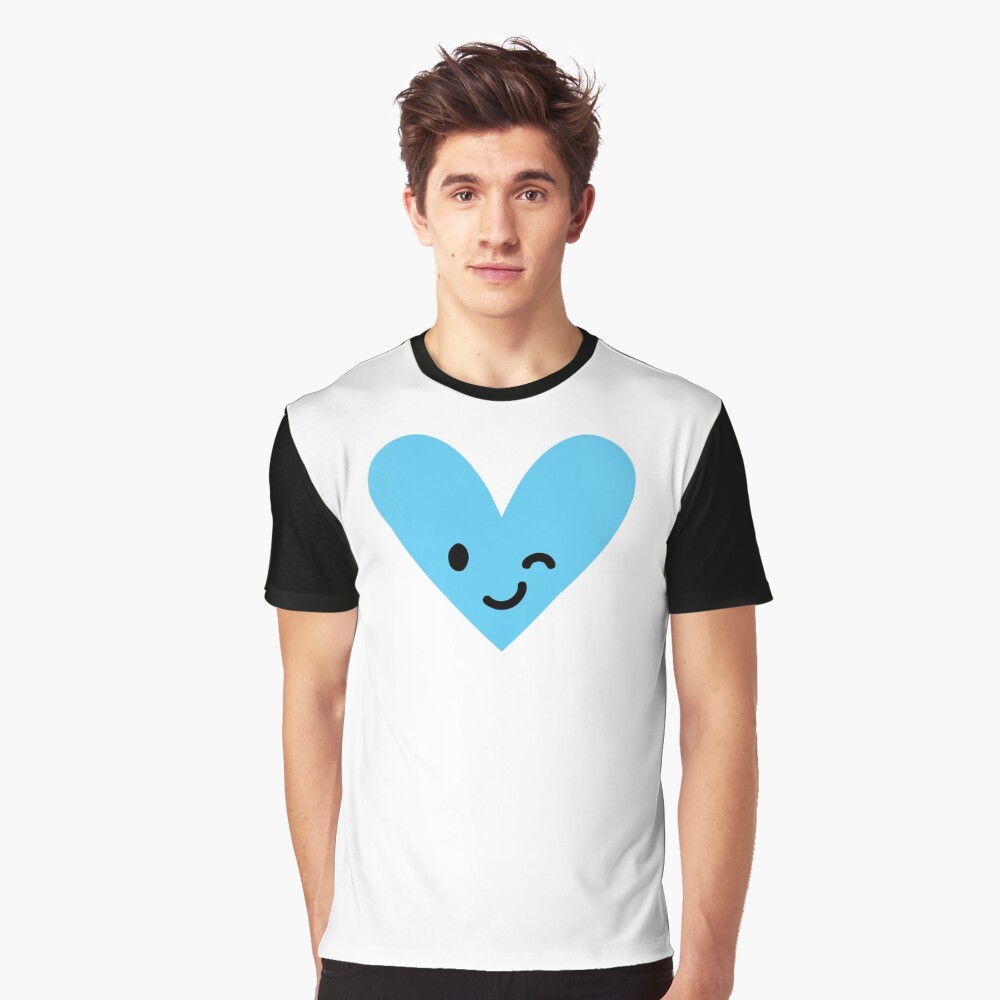 "Winking Love Heart" Sticker for Sale by AdlDisEye | Redbubble