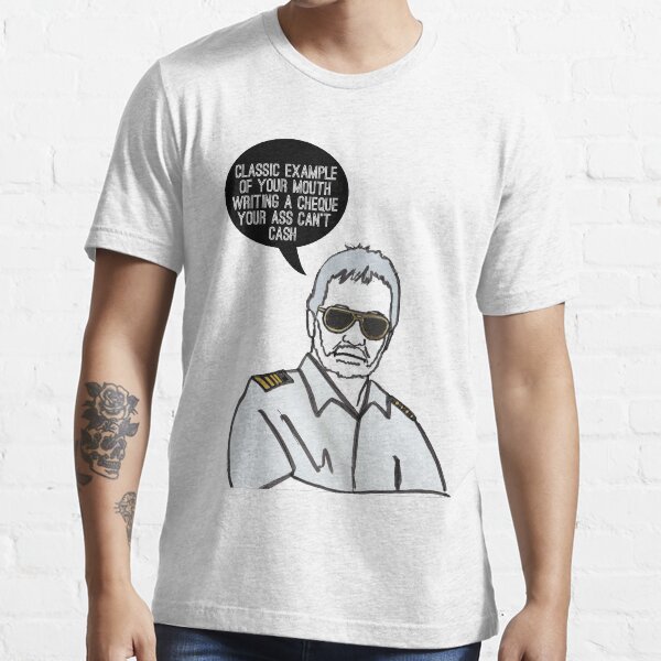 "Classic Captain" T-shirt for Sale by kaillustration | Redbubble ...