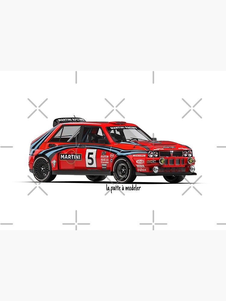 Impression photo « Lancia Delta Rally », par LaPatteAModeler | Redbubble