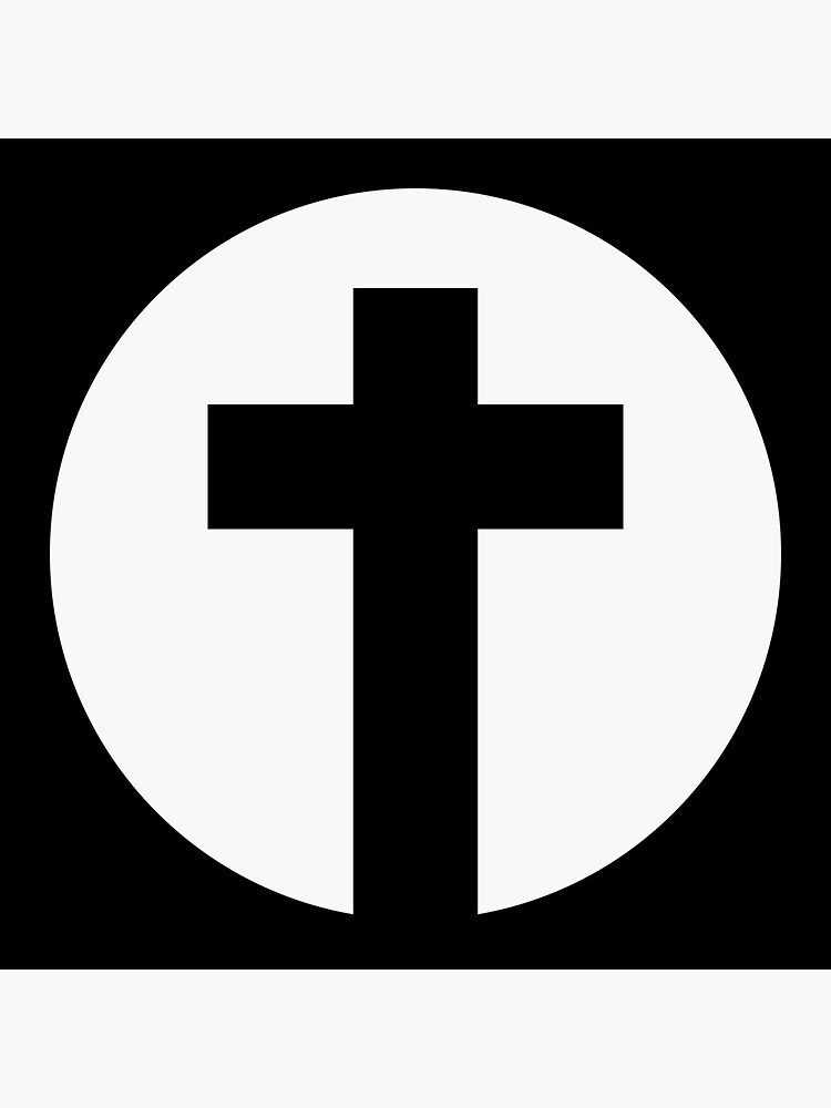 "Holy Cross" Sticker by Reethes | Redbubble