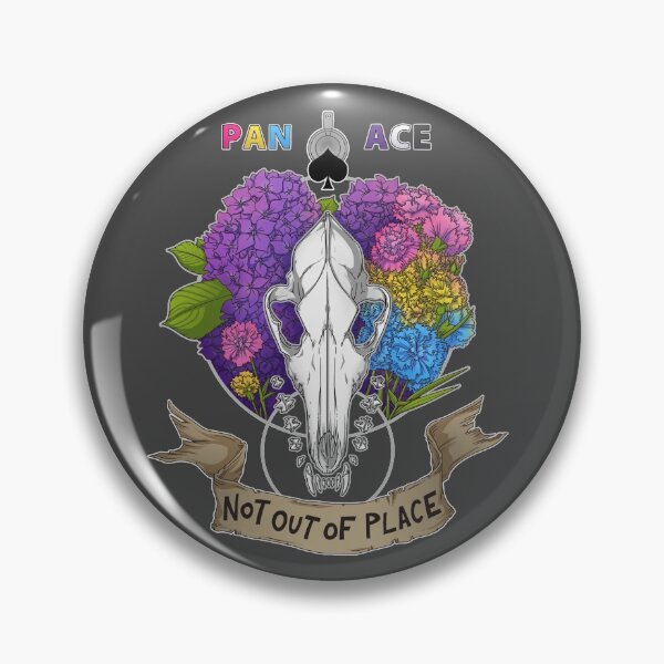 "Pan+Ace - Not Out of Place" Pin by kiriska | Redbubble