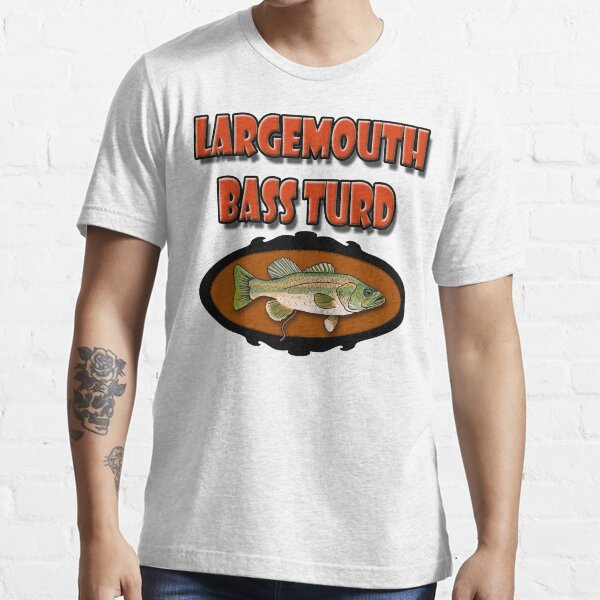 "Bass Turd" T-shirt for Sale by chrisagee | Redbubble | angling t ...
