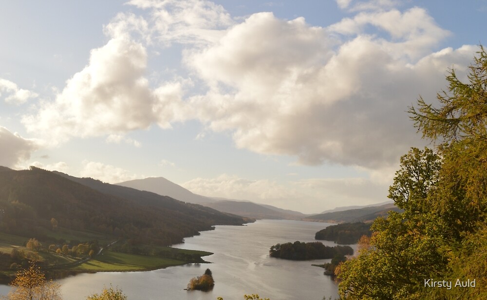"Queen's View, Tummel Loch" by Kirsty Auld | Redbubble