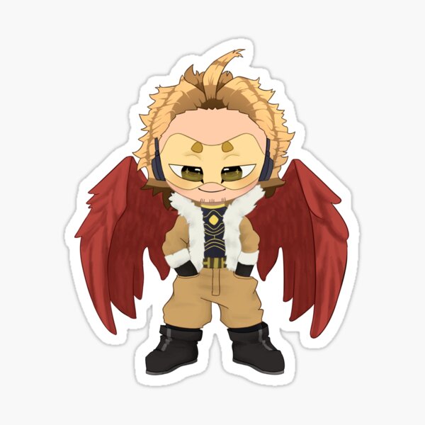 "Hawks Chibi" Sticker for Sale by Dragonerous | Redbubble
