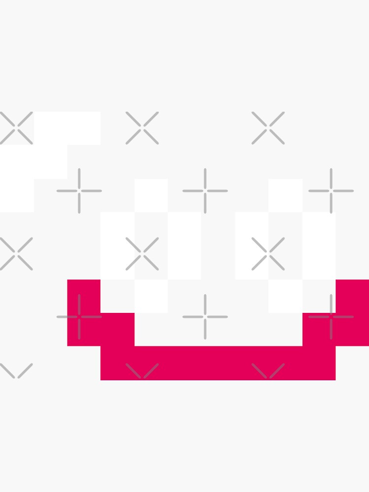 "Slime 8-bit Face" Sticker for Sale by CCCDesign | Redbubble