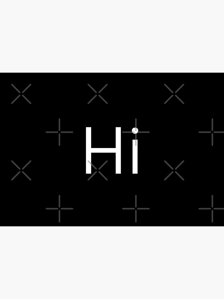 "Hi Face Cover Washable Face Mask with Saying" Mask for Sale by ...