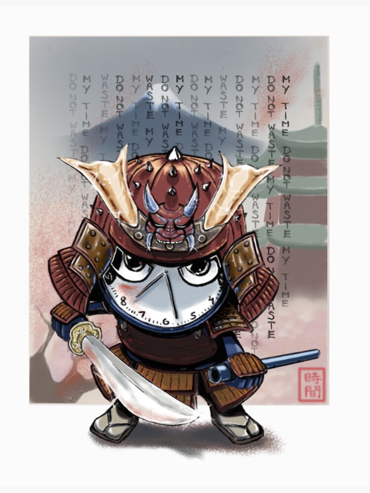 "Do not waste my time" Sticker for Sale by nikioshiro | Redbubble