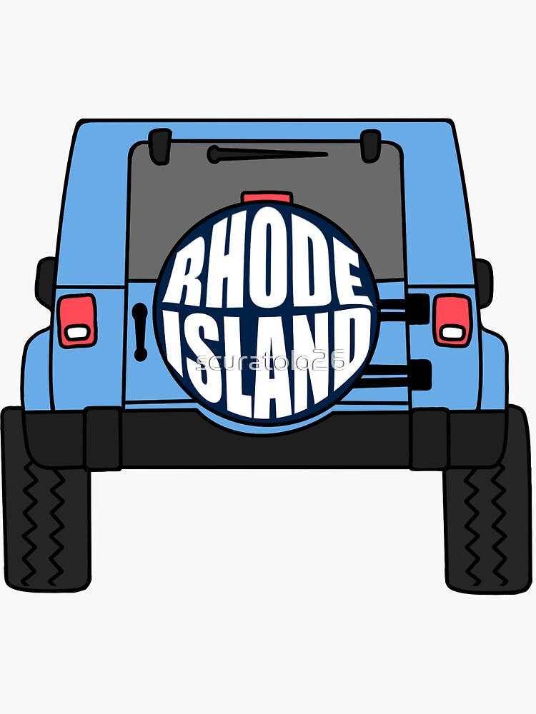 "Rhode Island Car" Sticker for Sale by scuratolo26 | Redbubble