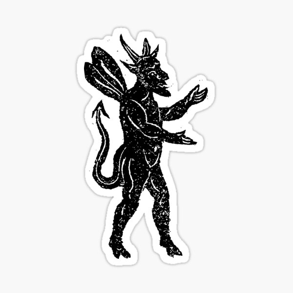"Devil" Sticker for Sale by deimos-remus | Redbubble