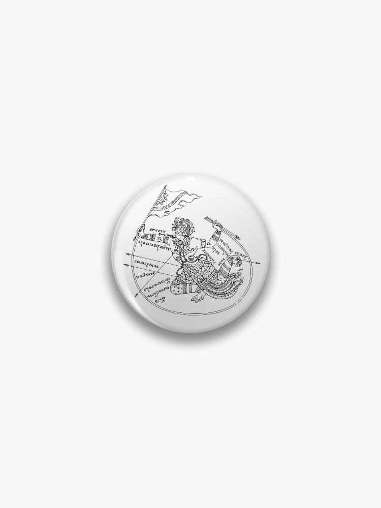 "The Hanuman" Pin for Sale by jdsilva | Redbubble