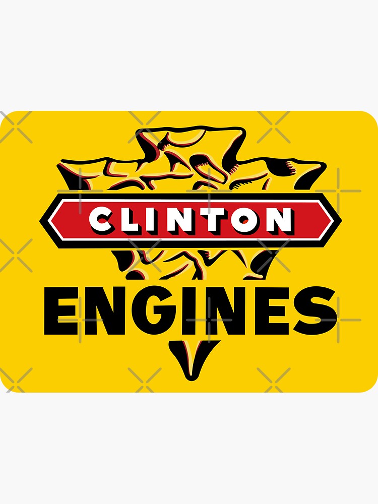 "Clinton Engines" Sticker for Sale by Bloxworth | Redbubble