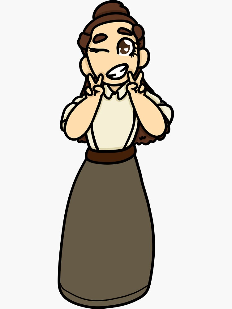 "Sarah" Sticker by raceisbigdumb | Redbubble