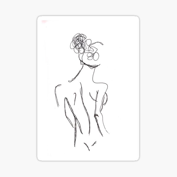 "Woman's body " Sticker for Sale by madisonlockwood | Redbubble