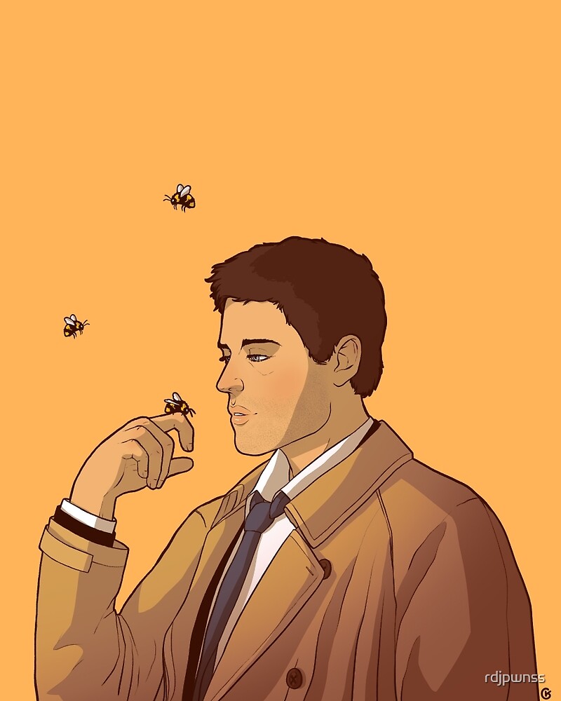 "Castiel & Bees" by rdjpwnss | Redbubble
