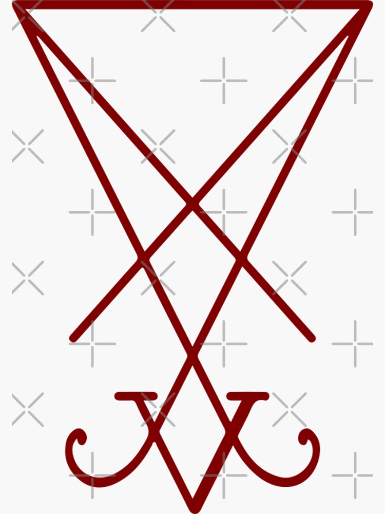 "Lucifer Sigil " Sticker for Sale by MedievalWear | Redbubble