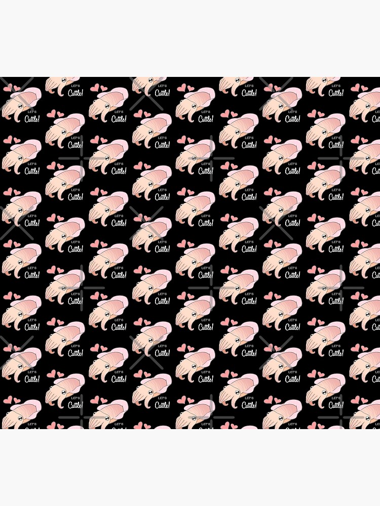 Let's Cuttle! Cute & Funny Cuttlefish Romantic Cuddling Hug Pun Socks