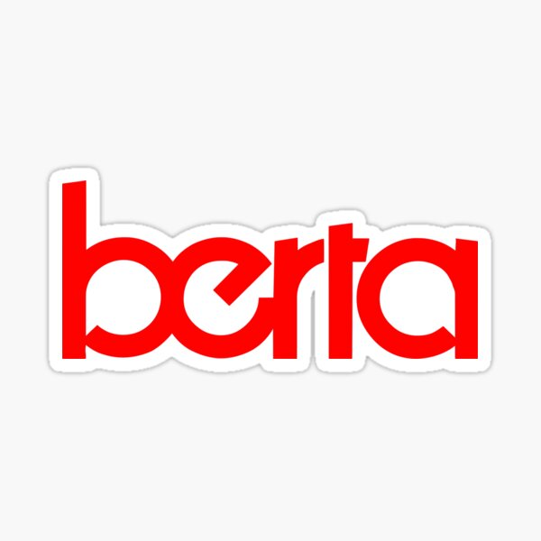 "berta red" Sticker by Drayziken | Redbubble