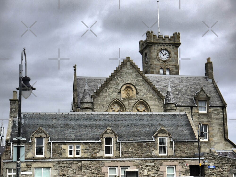 "The Lerwick Town Hall" by Larry Davis | Redbubble