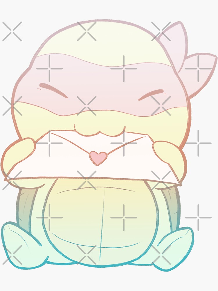 "Chibi turtle" Sticker for Sale by ArteBE | Redbubble