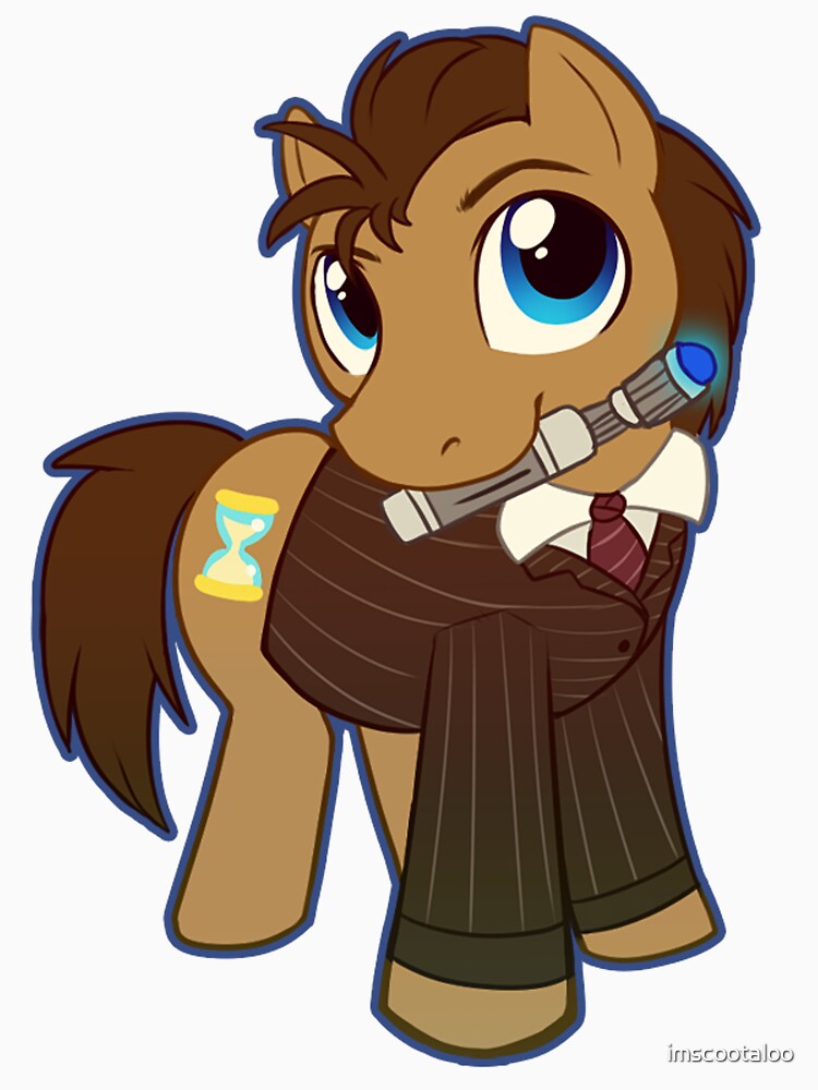 "Doctor Whooves" T-shirt for Sale by imscootaloo | Redbubble | doctor t ...