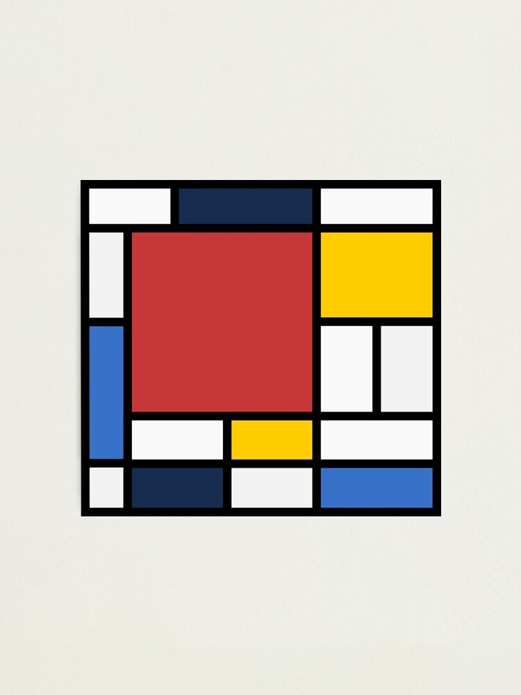 "MONDRIAN" Photographic Print by InfoCROM | Redbubble