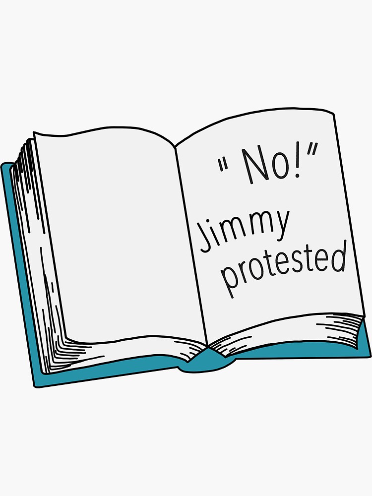 "Louis Tomlinson No! Jimmy Protested" Sticker for Sale by Natalie ...