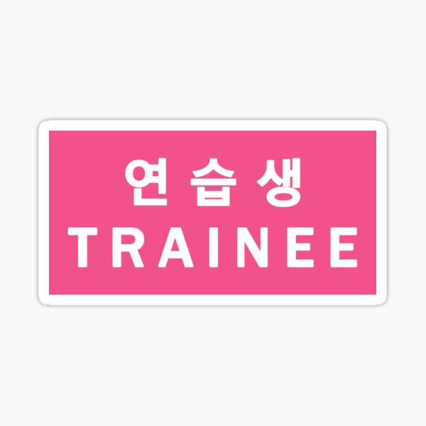 "Girl Trainee Title" Sticker for Sale by jenn-shi | Redbubble
