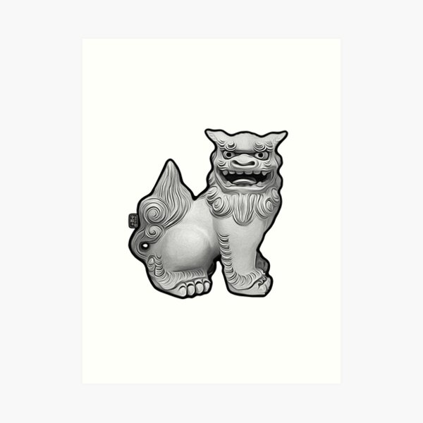 Shisa Wall Art | Redbubble