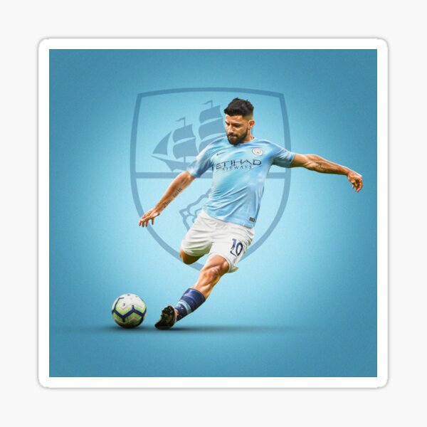 "Wallpaper Aguero Art" Sticker for Sale by romijeroni | Redbubble