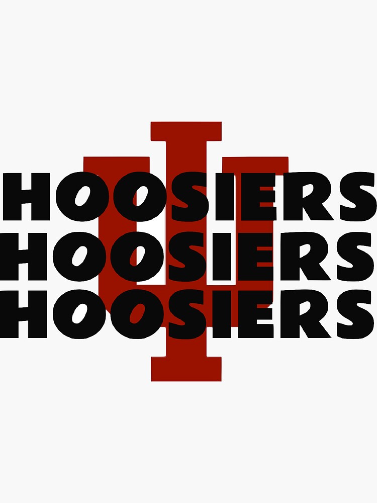 "hoosier " Sticker by SmartStickers | Redbubble