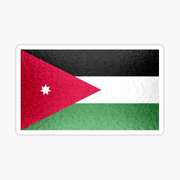 "Jordan Flag" Sticker for Sale by enhan | Redbubble