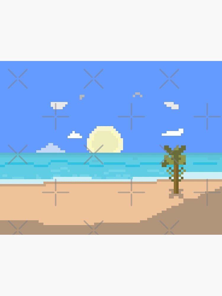 Póster «Playa - Pixel Art» de wagnerps | Redbubble