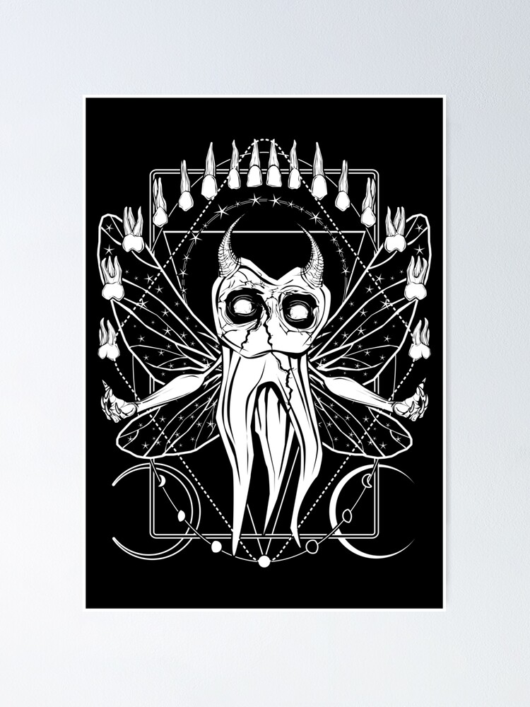 "Nightmare Tooth Fairy Demon" Poster for Sale by VonKowen | Redbubble