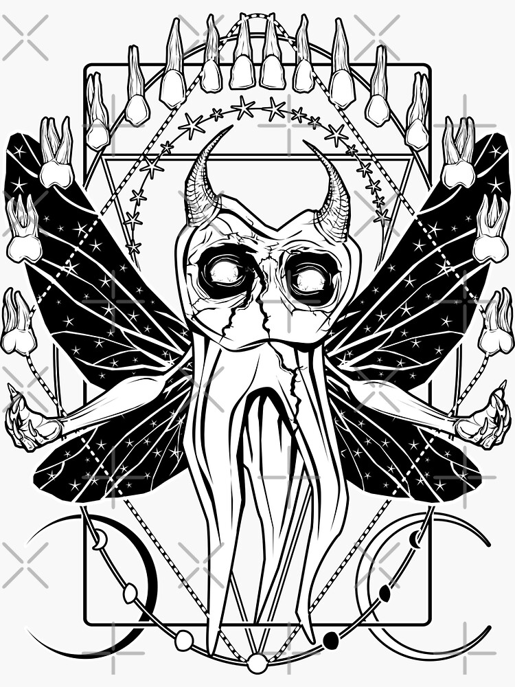 "Nightmare Tooth Fairy Demon" Sticker by VonKowen | Redbubble