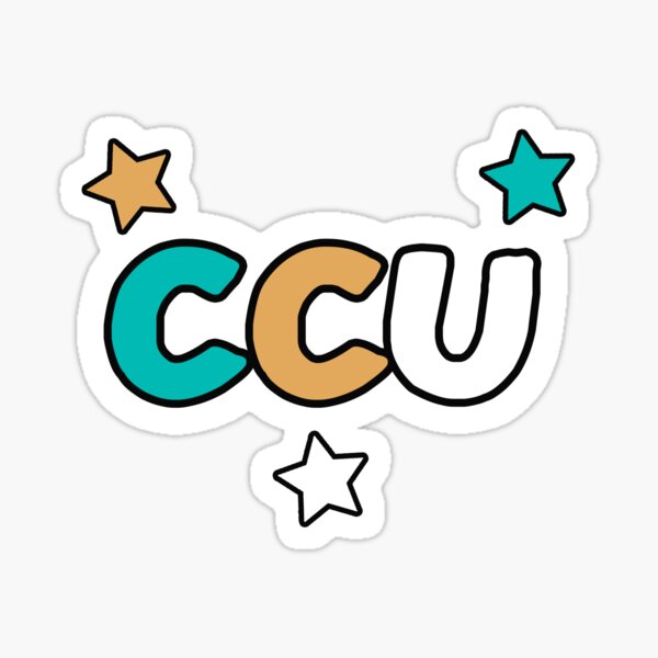 "Coastal Carolina University Stars" Sticker for Sale by NicholasForbes ...