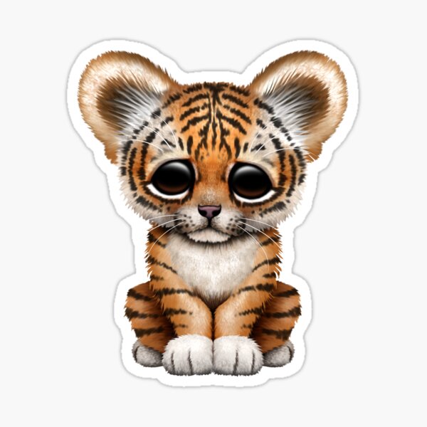 Baby Tiger Stickers | Redbubble